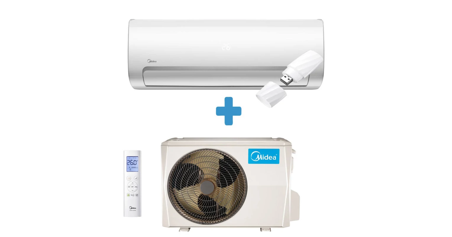 MIDEA MISSION II 3,5 kW MB-12N8D6-SP-WIFI KIFUTÓ TERMÉK! - Oldalfali ...